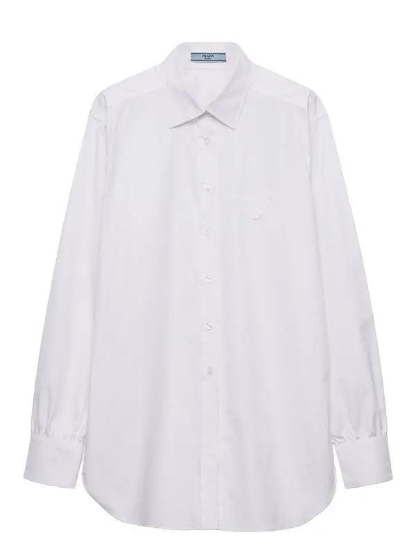 Prada Cotton Poplin Shirt - White
