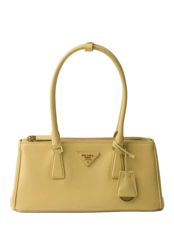 Prada Galleria Medium Leather Bag - Yellow