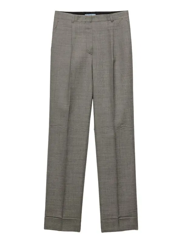 Prada Grisaille Trousers - Slate Gray