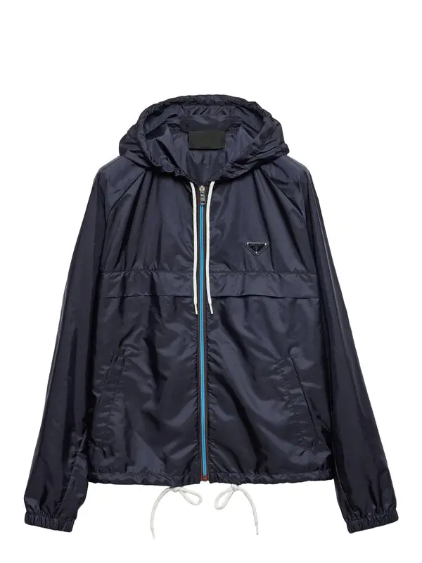 Prada Re-nylon Blouson Jacket - Blue
