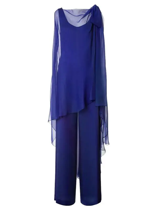 Alberta Ferretti Sleeveless Dress - Blue