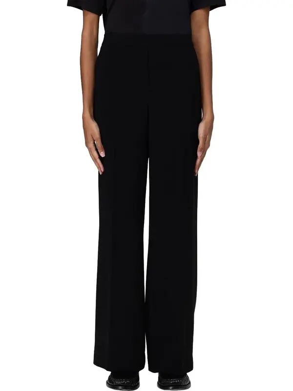 Theory Wide Leg Trousers - Black