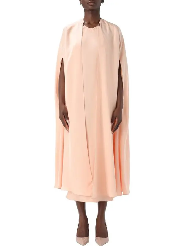 Max Mara Draped Cape Dress - Pink