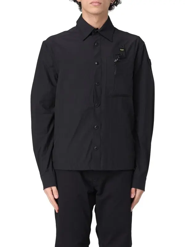 BLAUER. Shirt Jacket - Black