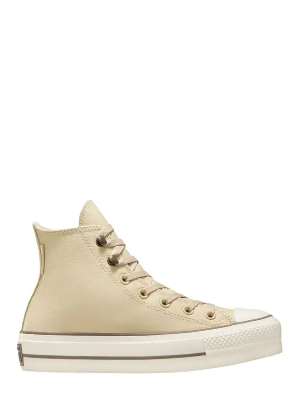 CONVERSE Chuck Taylor All Star Lift Platform High Weatherized Leather - Cream