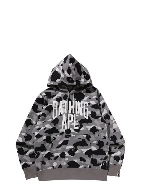 A BATHING APE 1st Camo Pullover Hoodie - Grey