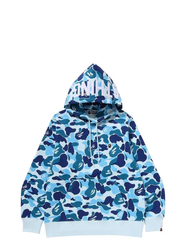 A BATHING APE Abc Camo Pullover Hoodie - Blue