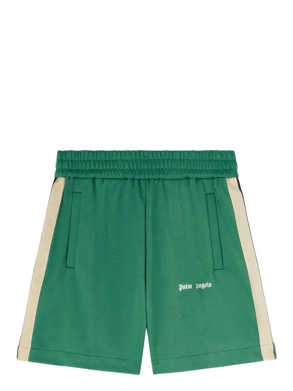 Palm Angels Classic Logo Track Shorts - Green