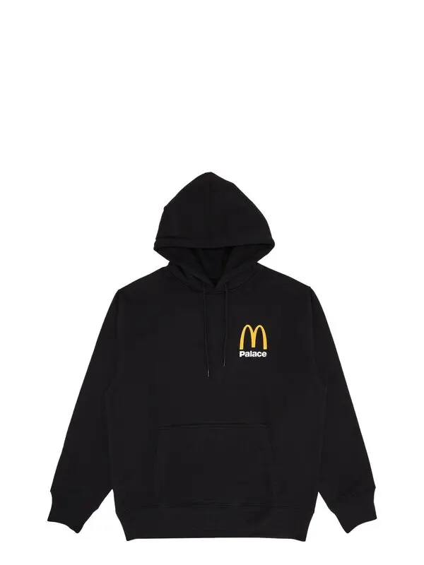 PALACE X Mcdonald's Logo Hoodie - Black