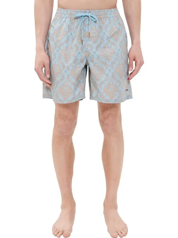 RHYTHM Demask Beach 6.25" Shorts - Pacific Blue