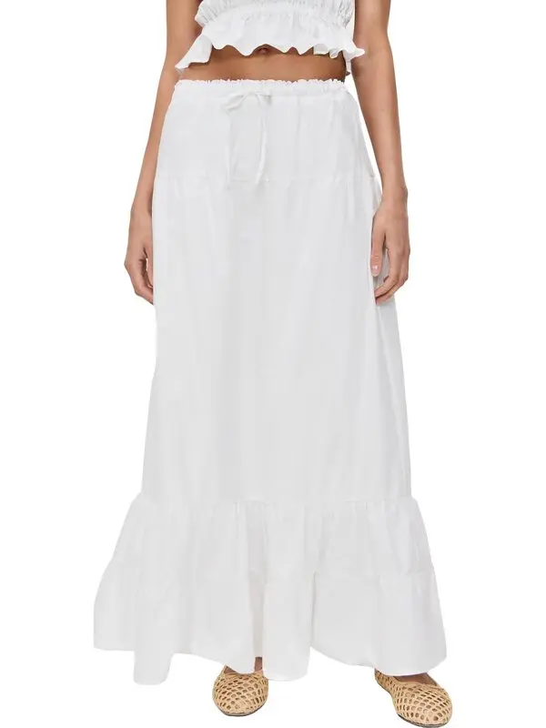 Peixoto Riley Maxi Skirt - White