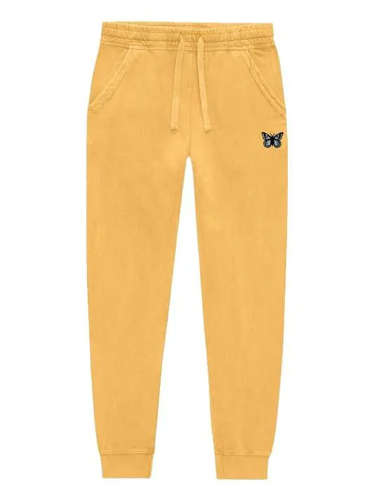 DALIX Butterfly Midweight Fleece Jogger Pant - Mustard