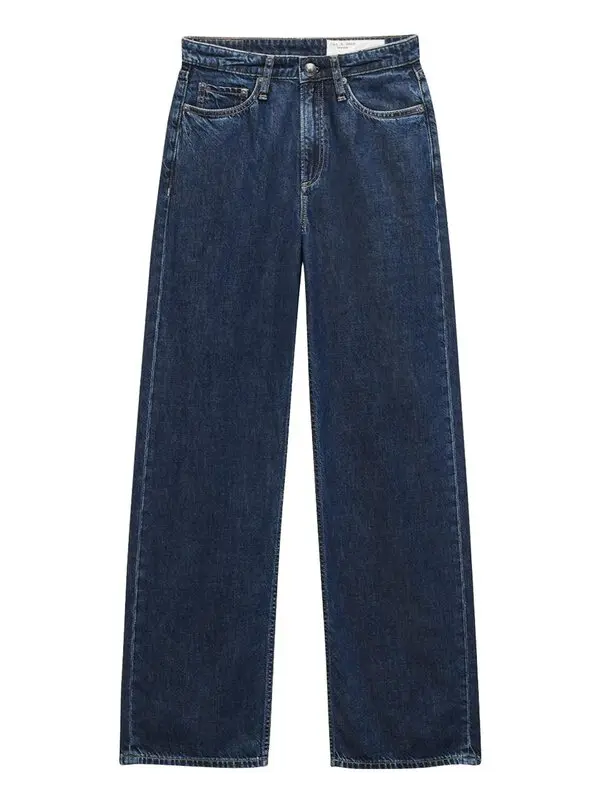 Rag & Bone Featherweight Logan Mid-rise Wide Jeans - Wellbrook