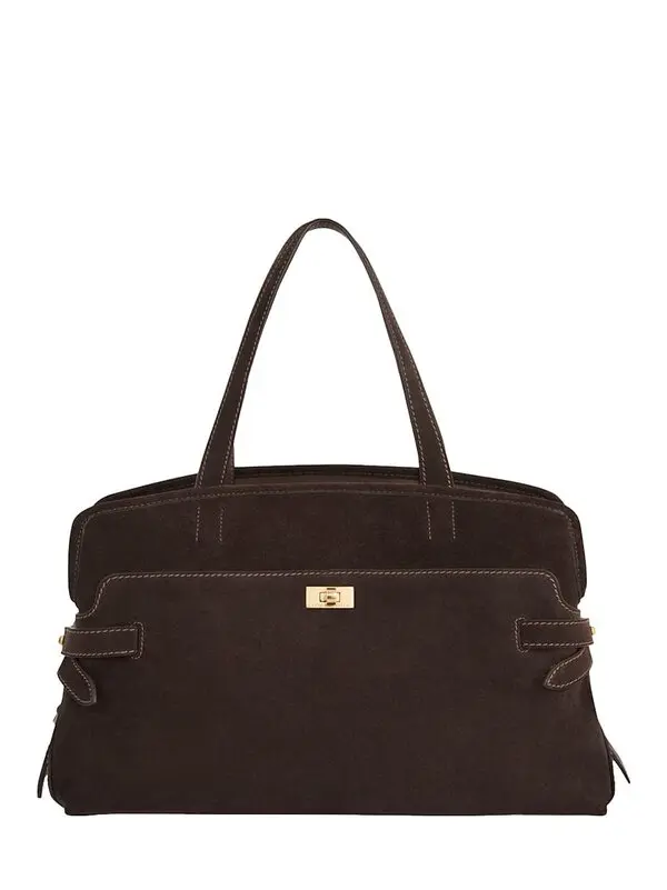 ANYA HINDMARCH Wilson Top-handle Bag - Truffle