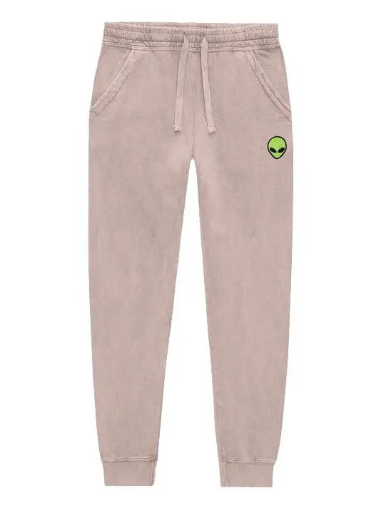 DALIX Alien Midweight Fleece Washed Jogger Pant - Zinc