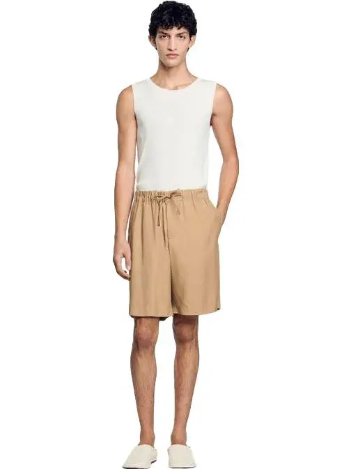 Sandro Float Bermuda Shorts - Nut