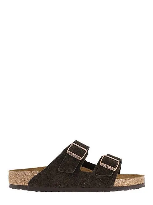 BIRKENSTOCK Arizona Two-strap Suede Sandals - Suede Mocca