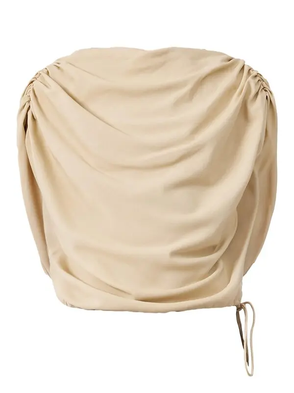 KALLMEYER Naia Draped Top - Parchment