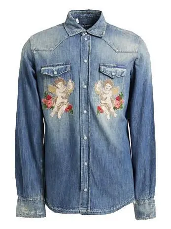 Dolce & Gabbana Denim Shirt Size Cotton - Blue