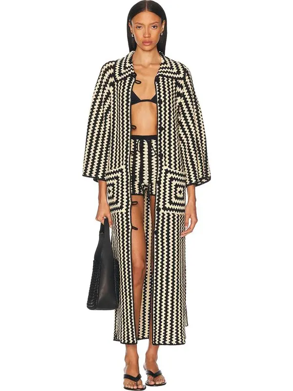 BY MALENE BIRGER Dina Coat - Black & White