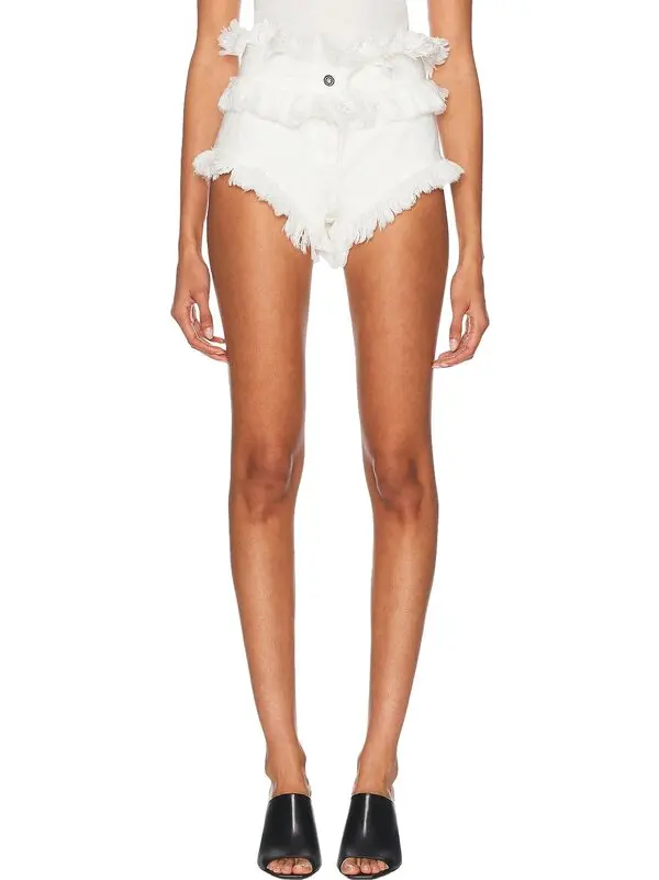 FERRAGAMO Mini Shorts - White