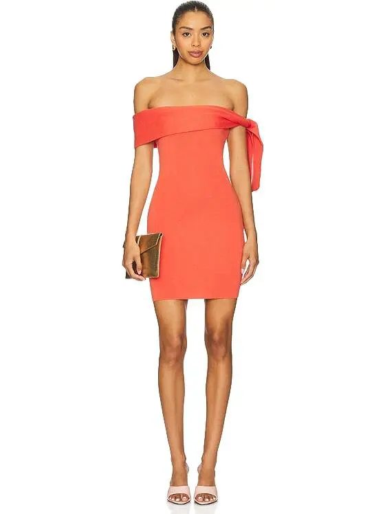 SNDYS X Jaymes Mini Dress - Coral