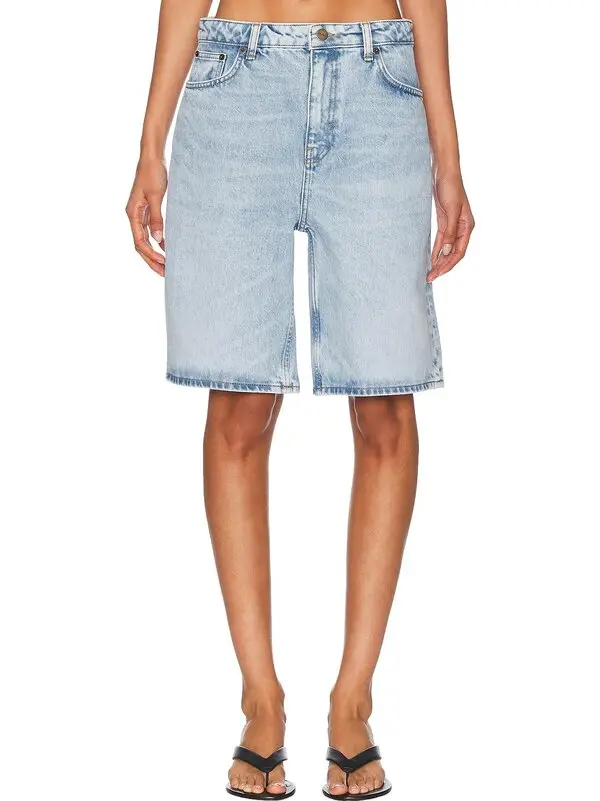 SKALL STUDIO Wilson Denim Short - Worn Light Blue