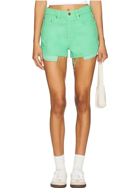 MOTHER The Fun Dip Micro Cut Short - Summer Green