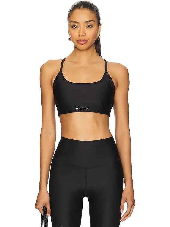 P.E Nation Fairmont Sports Bra - Black