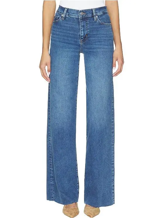 FRAME Le Slim Palazzo Long Jeans - Canals Undone After