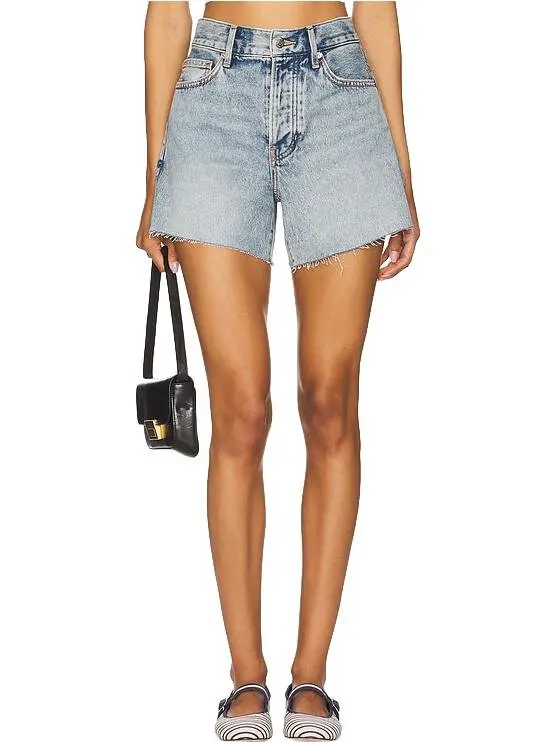 Veronica Beard Ellis Mid-rise Denim Shorts - Morning Sky