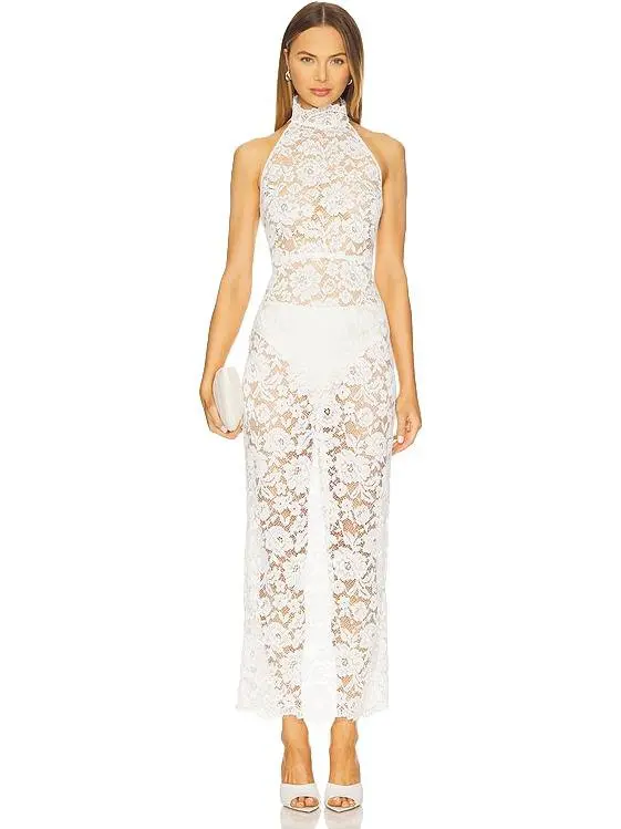 Amanda Uprichard Brynley Maxi Dress - White