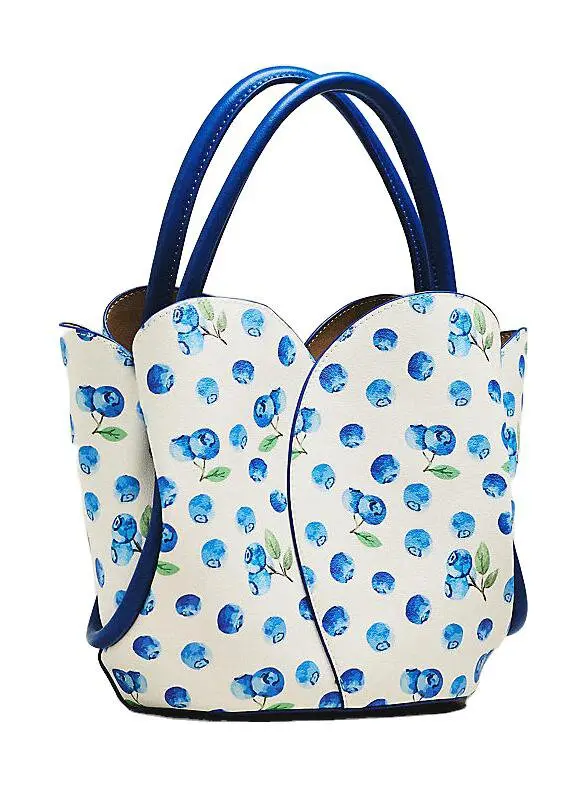 MELIE BIANCO Tulip Top-handle Crossbody Tote - Blueberry