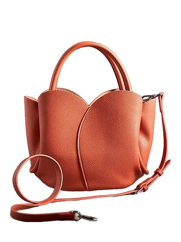 MELIE BIANCO Tulip Top-handle Crossbody Tote - Orange