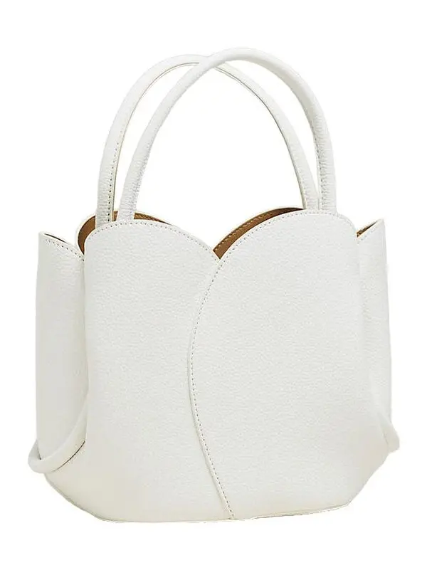 MELIE BIANCO Tulip Top-handle Crossbody Tote - White