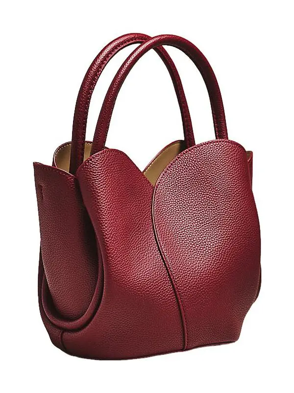 MELIE BIANCO Tulip Top-handle Crossbody Tote - Wine