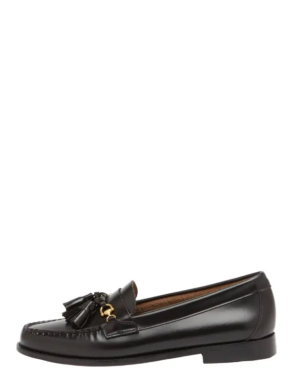 G.H. BASS & CO. Tetra Tassel Loafer - Black Leather