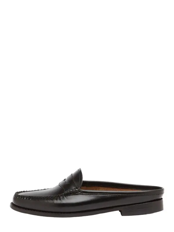 G.H. BASS & CO. Penny Mule Loafer - Black Leather