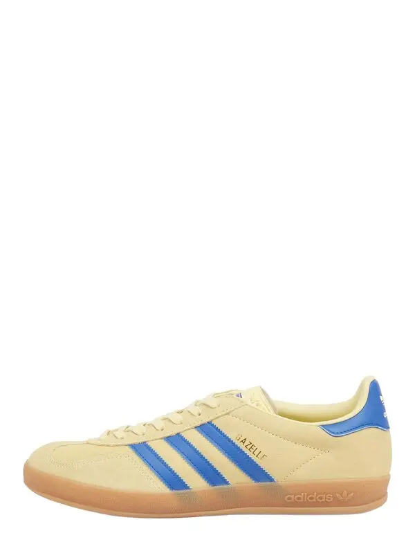 Adidas Gazelle Indoor Sneaker - Powder Yellow/blue/white