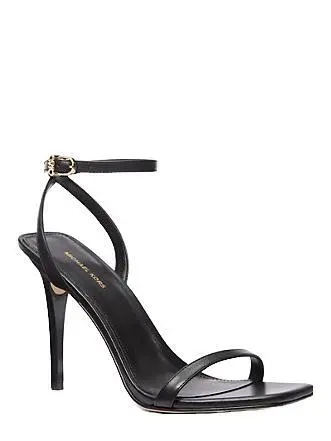 Michael Kors Liana Leather Sandal - Black