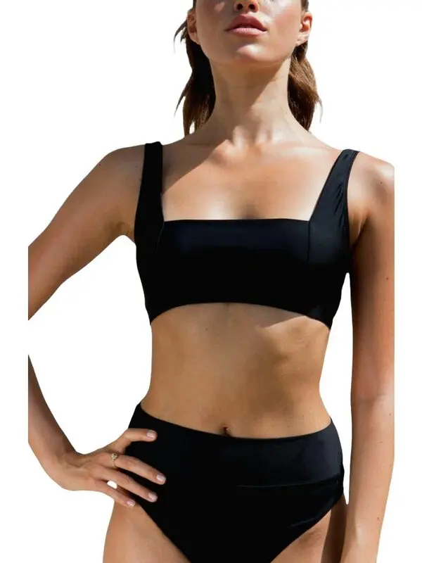 BILIBLOND Bikini Bra Top - Black