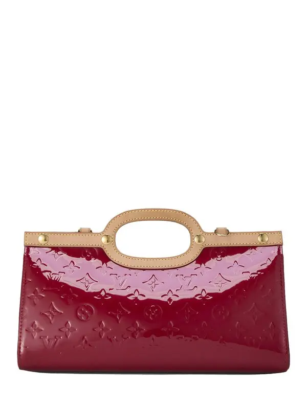 LOUIS VUITTON Monogram Vernis Roxbury Bag - Red