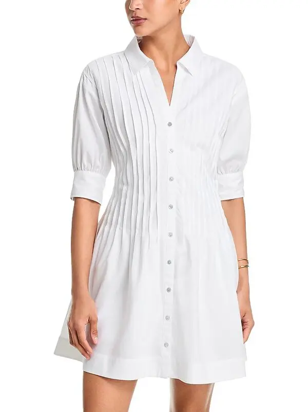 Cinq À Sept Mini Monty Shirt Dress - White