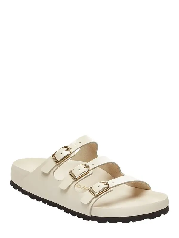 BIRKENSTOCK Florida High Shine Exquisite Sandals - Beige