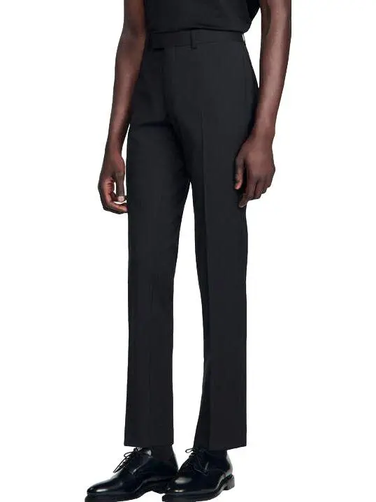 Sandro Classic Suit Trousers - Black