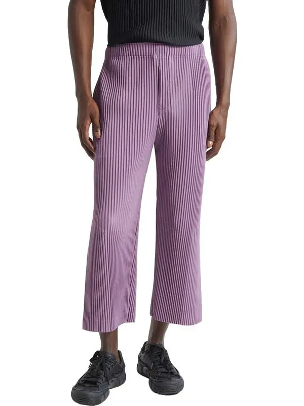 Issey Miyake Monthly Colors Pleated Pants - Viola Purple