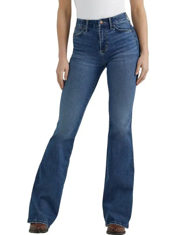Wrangler Bespoke High Waist Flare Jeans - Lily