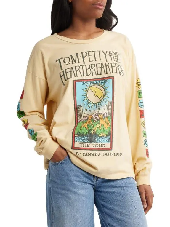 Daydreamer Tom Petty Strange Behavior Long Sleeve T-shirt - Butter Yellow