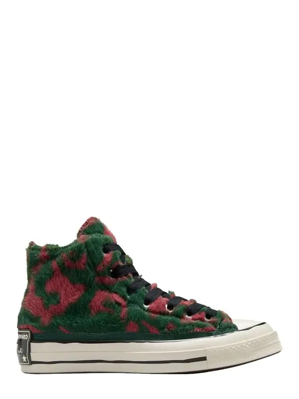 CONVERSE Chuck 70 High 'luxe Plush' Sneakers - Green