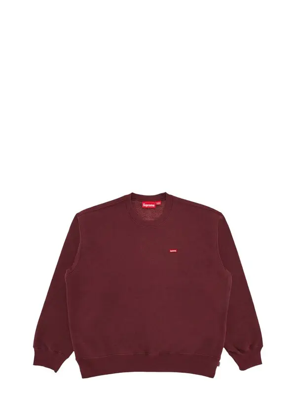 Supreme Small Box Crewneck 'maroon - Red